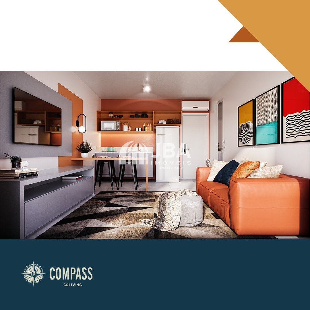 Compass Coliving | 1 quarto, Centro - Curitiba/PR